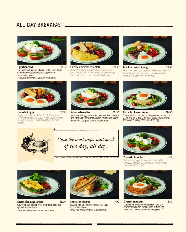 Menu – PAUL