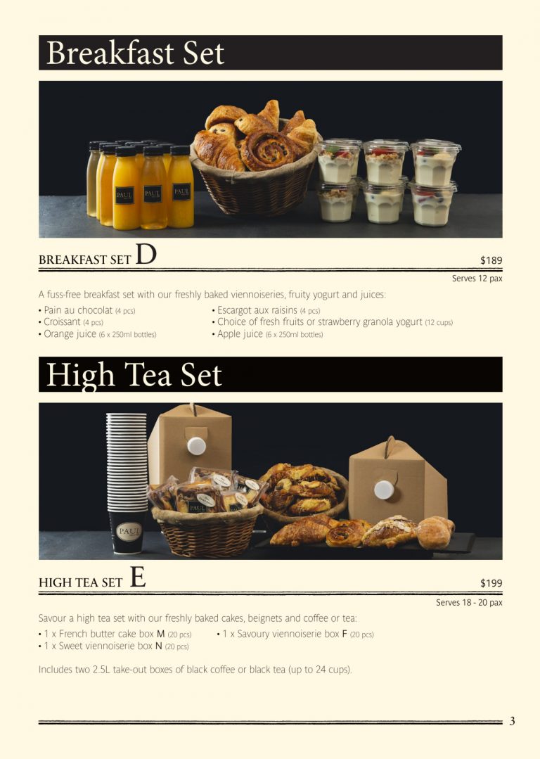 Menu – PAUL