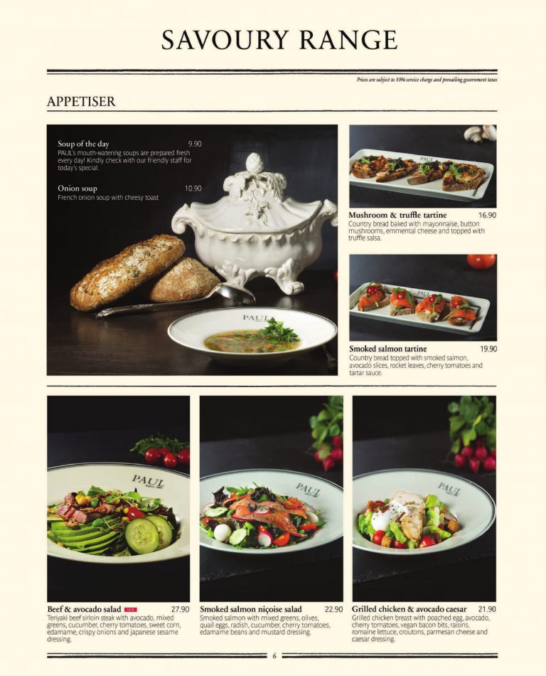 Menu – PAUL