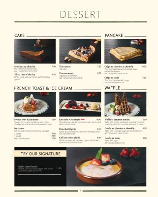 Menu – PAUL