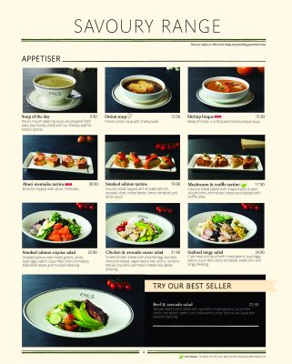 Menu – PAUL