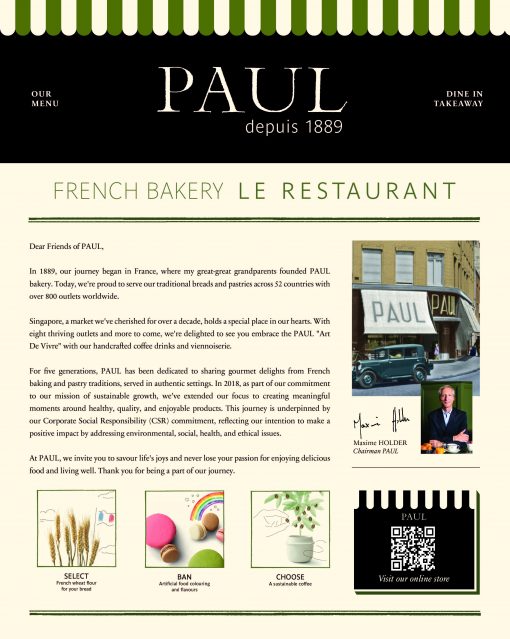 Menu – PAUL