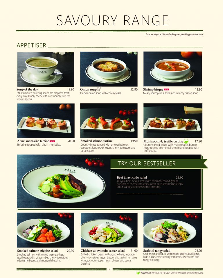 Menu – PAUL