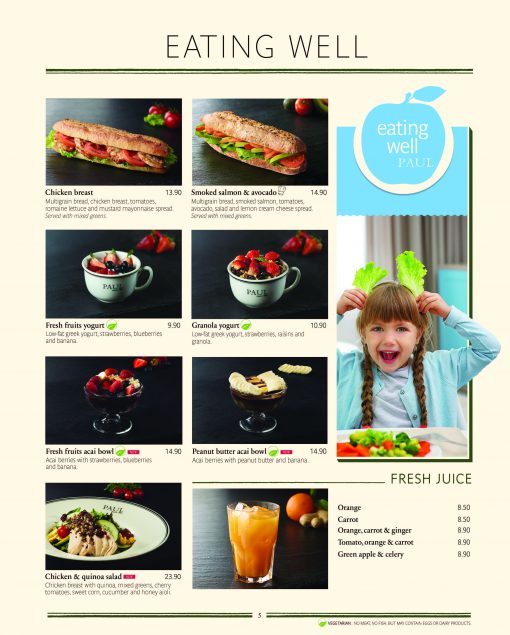 Menu – PAUL