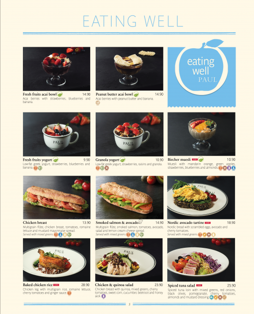 Menu – PAUL
