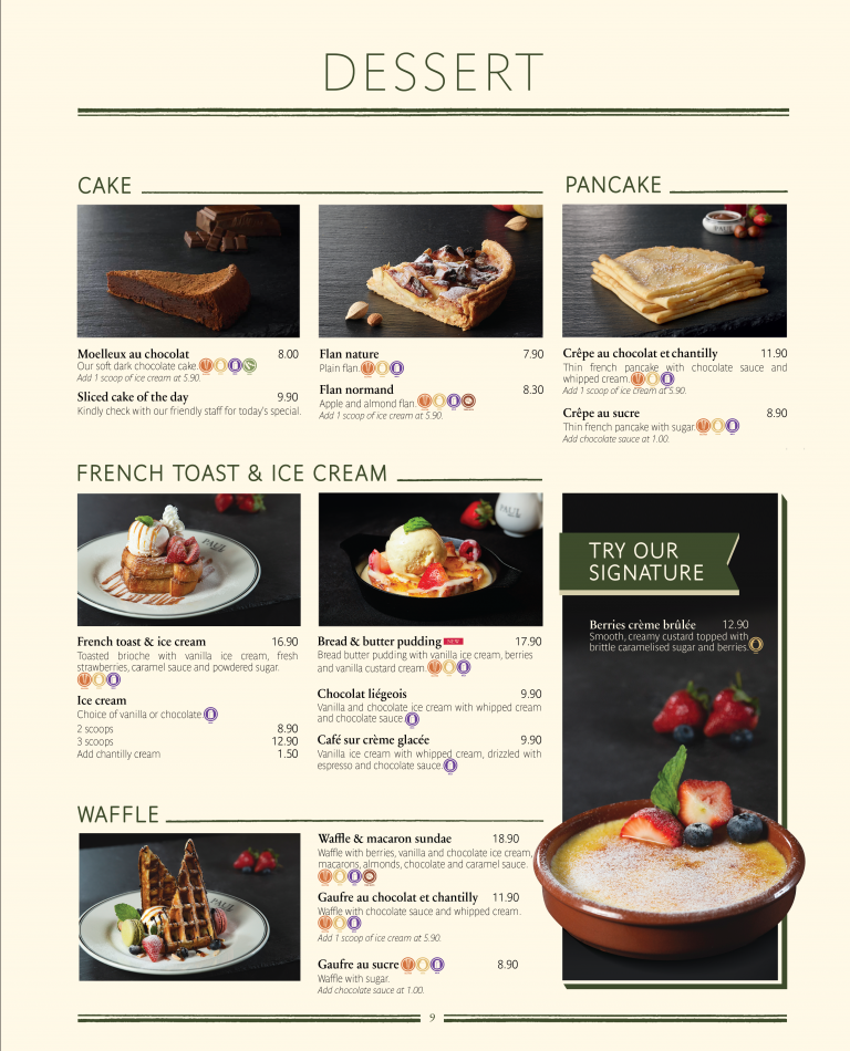 Menu – PAUL