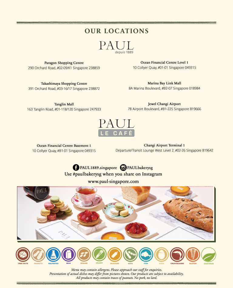 Menu – PAUL