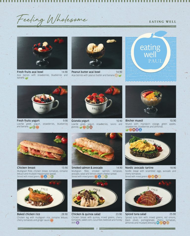 Menu – PAUL