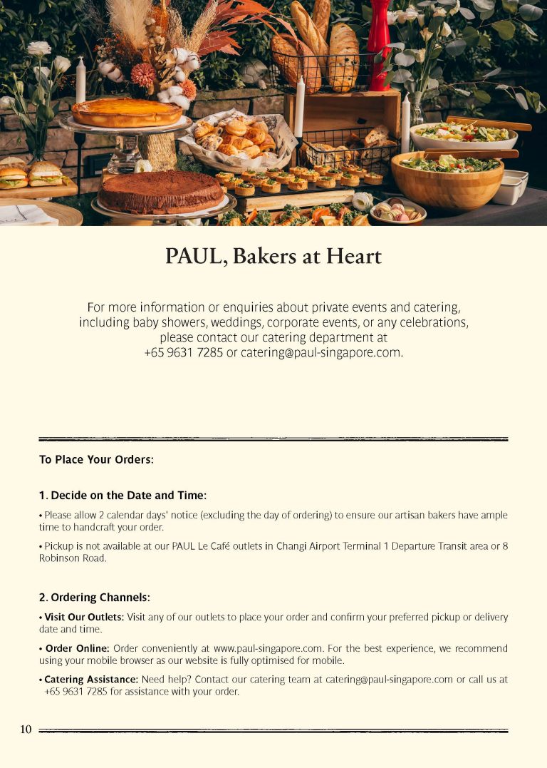 Menu – PAUL