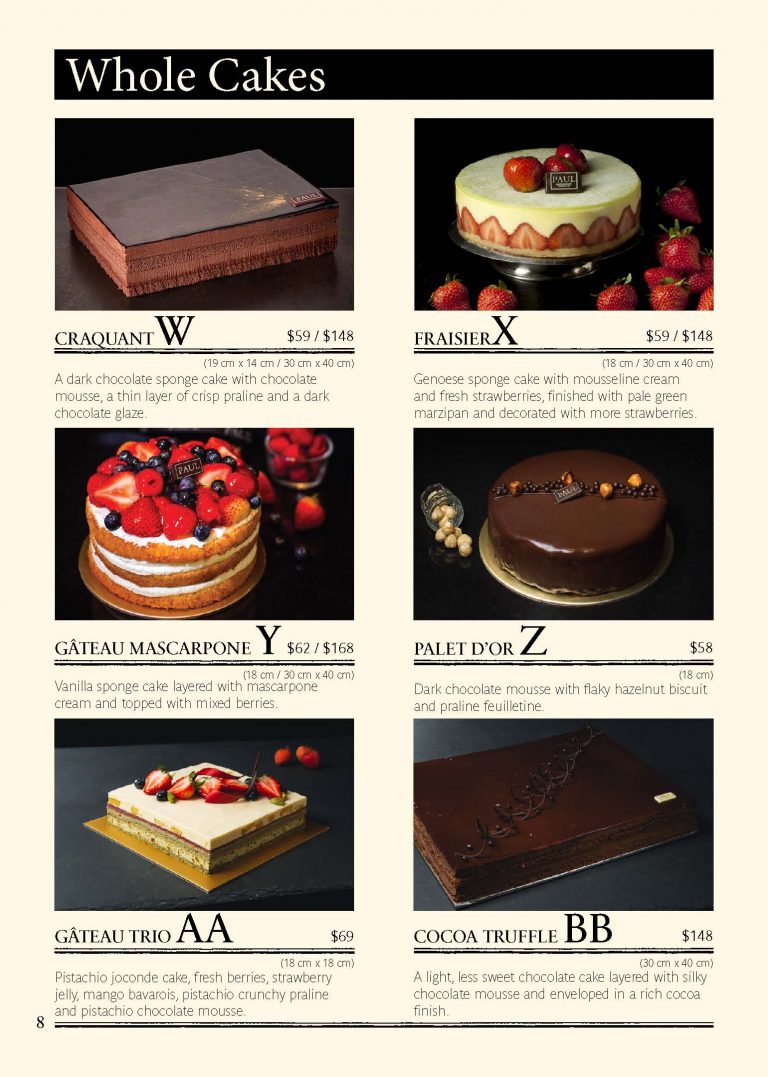 Menu – PAUL