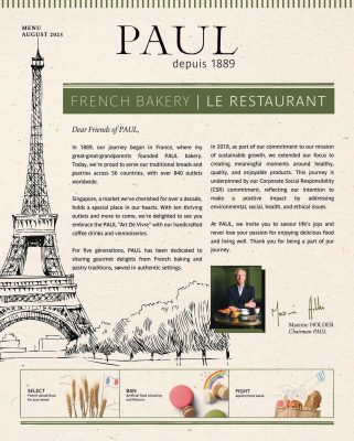 Menu – PAUL