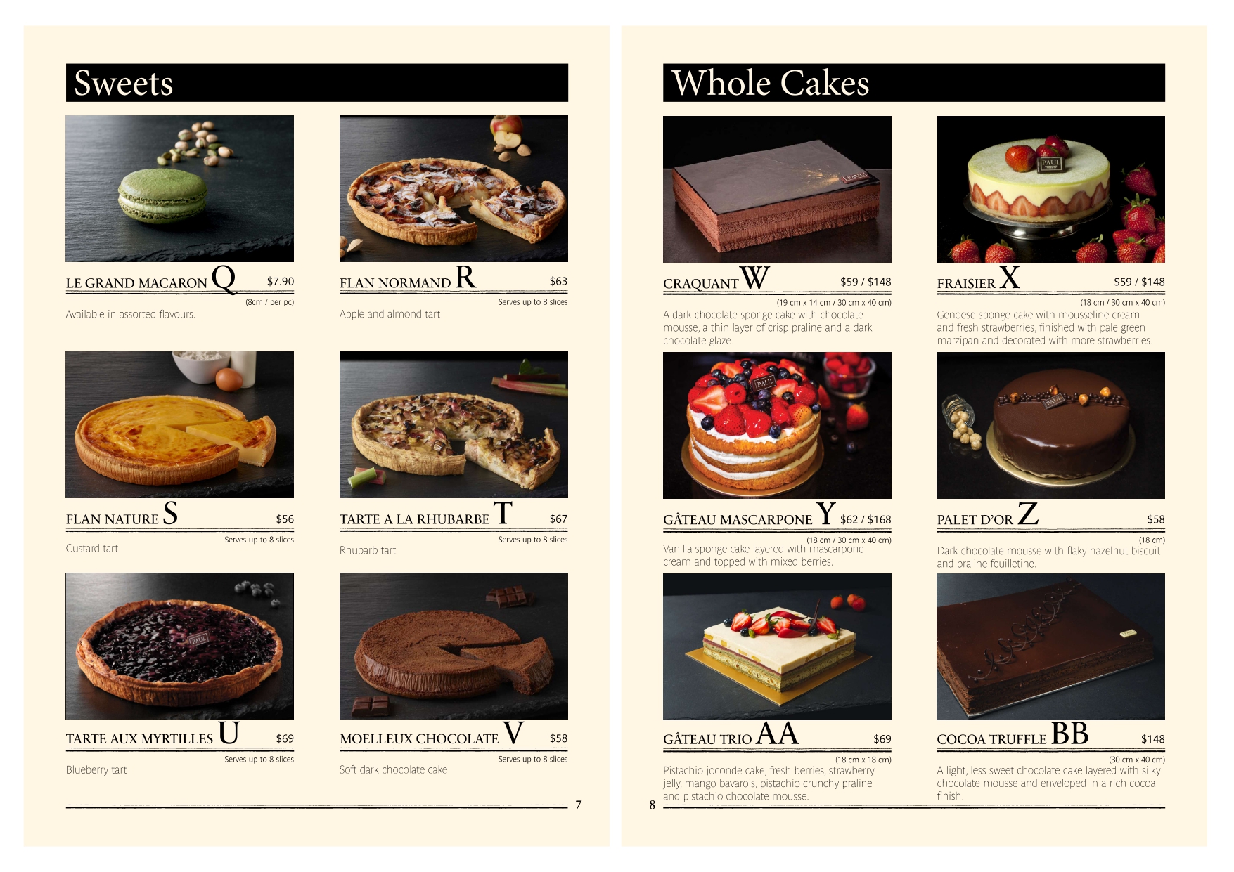 Catering Menu – PAUL