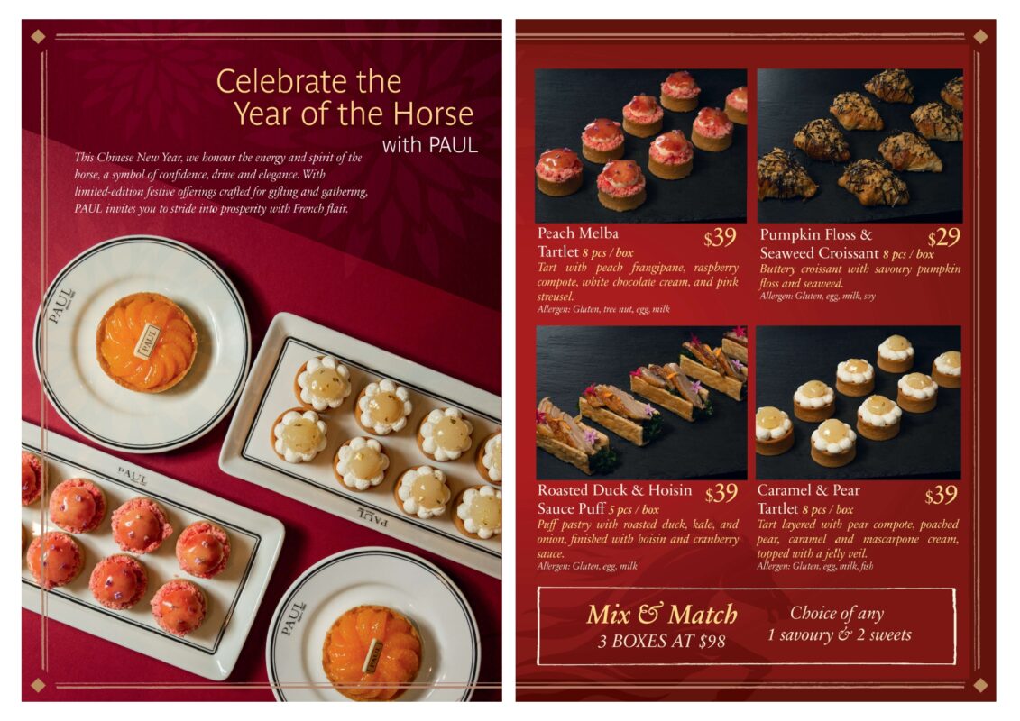 Festive Menu – PAUL